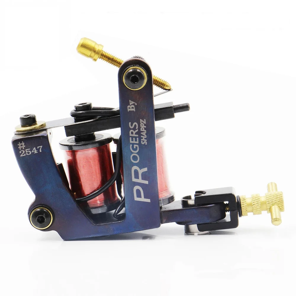 Professional Coil Tattoo Machine 10 Warp Coils For Tattoo Gun Liner ...