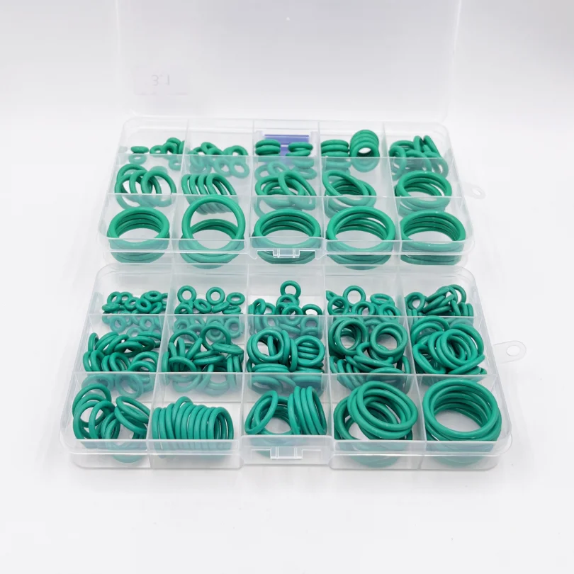 FKM-250-100Pcs-FKM-Fluorine-Oxygen-O-ring-Sealing-Ring-Oil-resistant-High-temperature-Corrosion ...