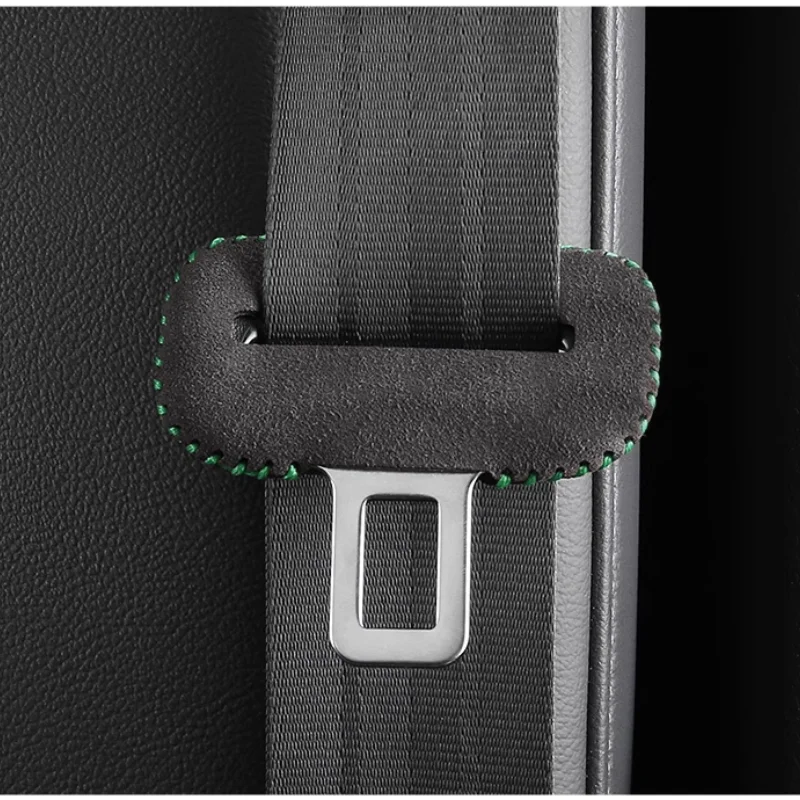 Universal-Car-Seat-Belt-Buckle-Clip-Protector-Leather-Interior-Button ...