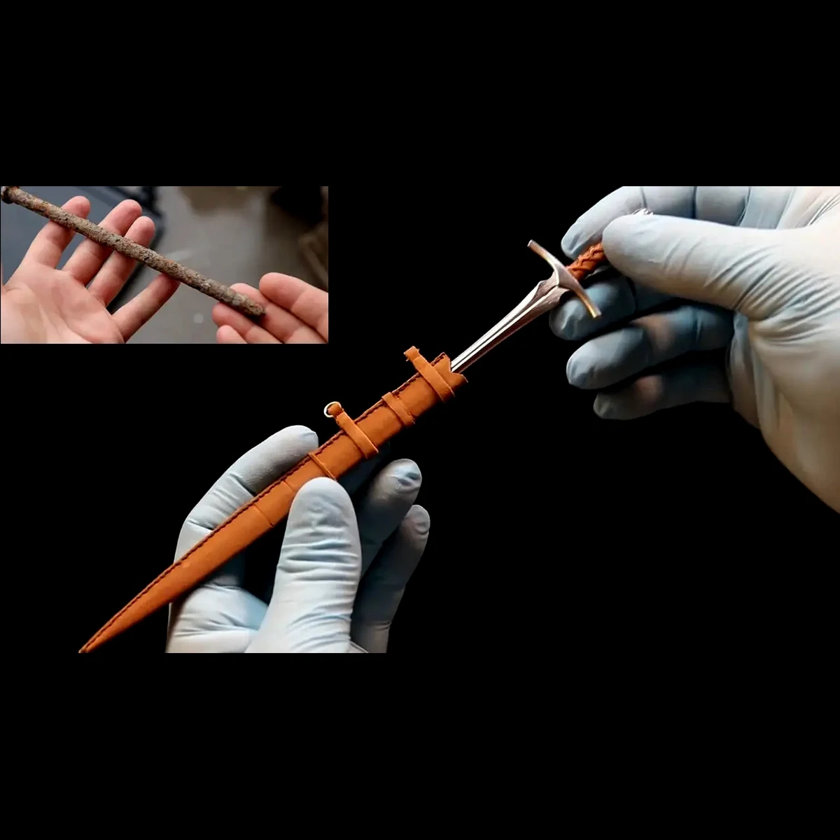 Mini-espada-corta-en-miniatura-Medieval-espada-cruzada-de-los ...