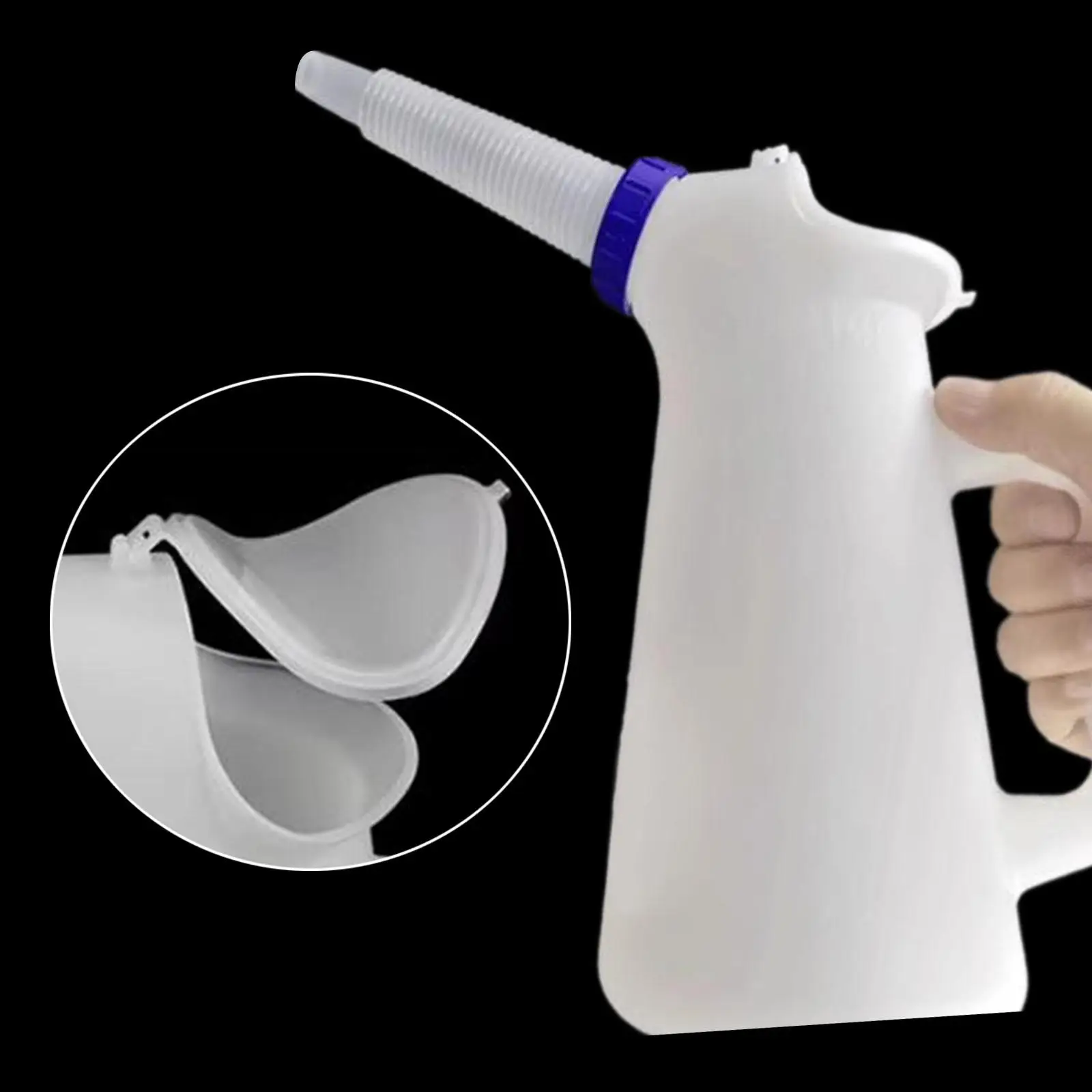 Oil Measuring Jug with Scale Long Spout for Automotive Fluid Oil Fuel ...