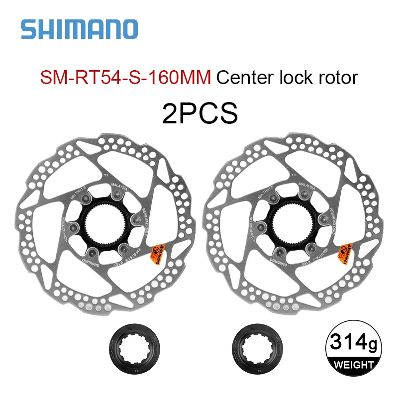 SHIMANO SM-RT76 SM-RT66 SM-RT64 SM-RT54 Disc Brake Rotors 160mm SM-RT66 ...