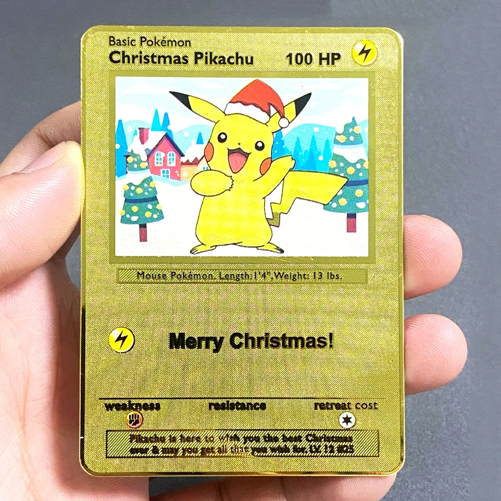 10000 Points High HP Pikachu Charizard Arceus Mewtwo Gold Black English ...