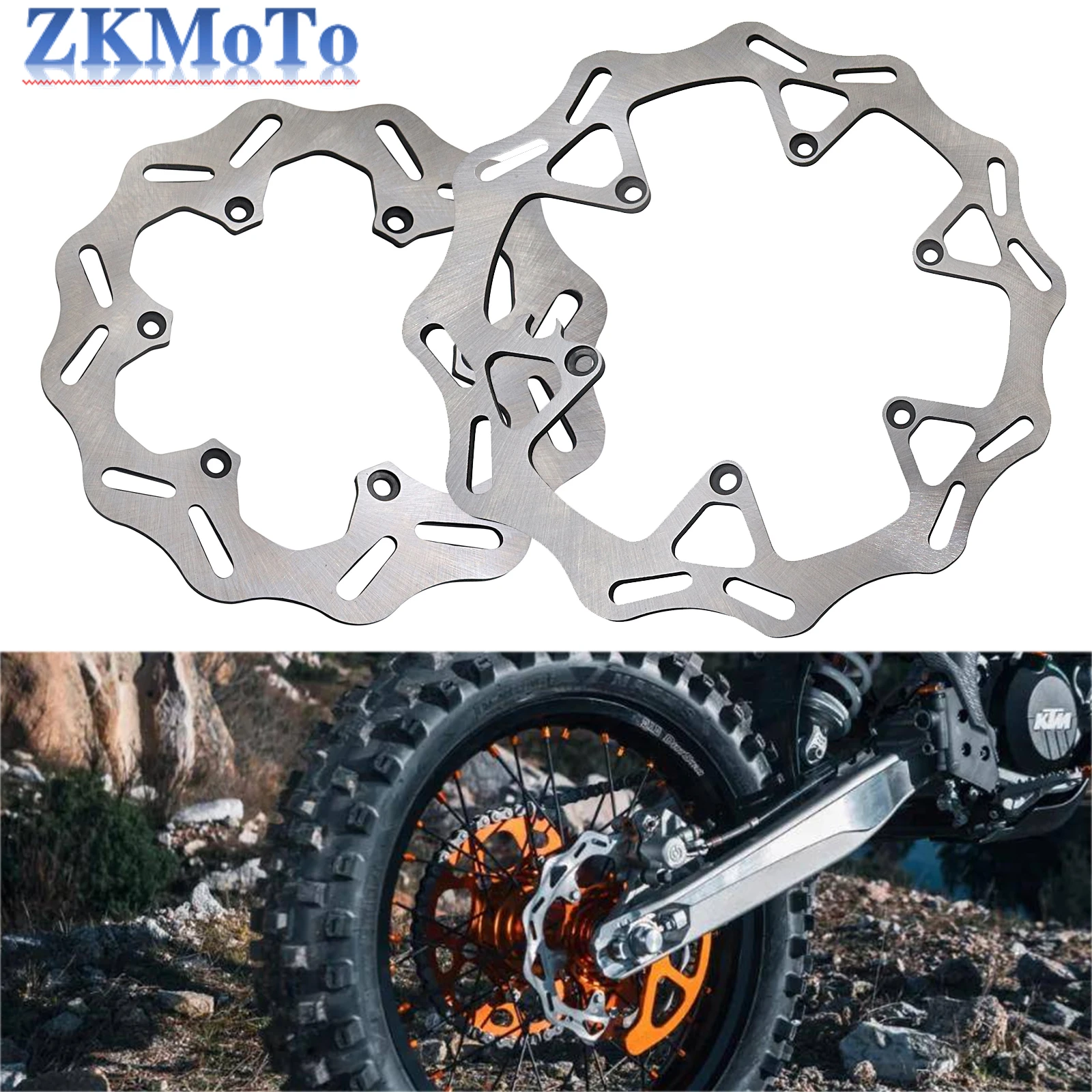 260-220mm-Front-Rear-Brake-Discs-Rotors-For-KTM-EXC-EXCF-SX-SXF-XC-XCW ...