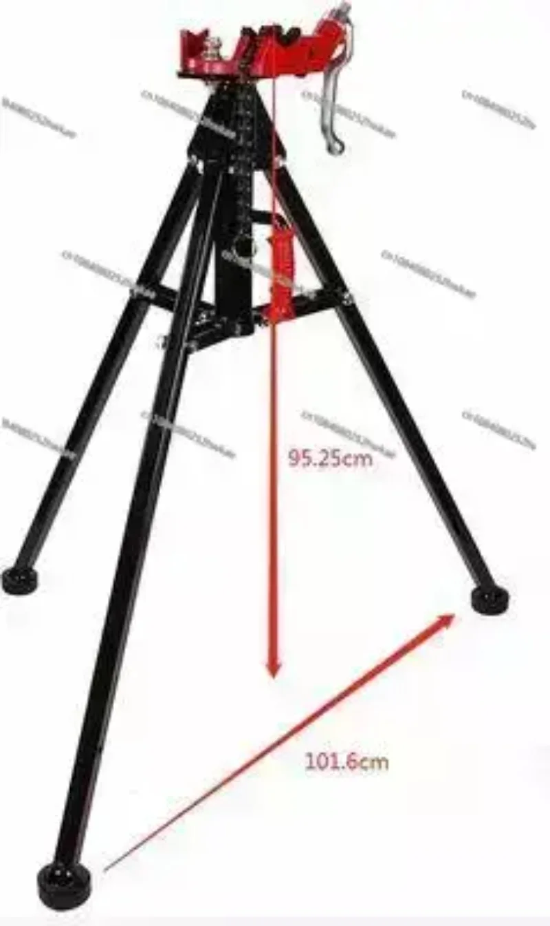 Steel-Tripod-Pipe-Chain-Vise-1-8-5in-Capacity-Foldable-Legs-Tri-Stand ...