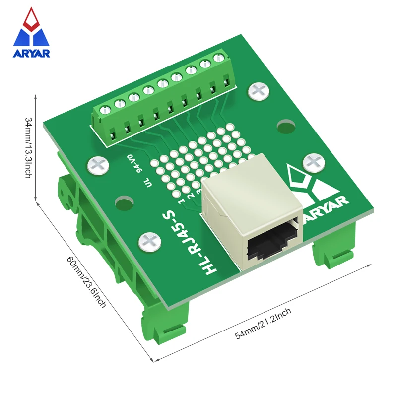 RJ45-Horizontal-Module-RJ45-Plug-RJ45-Connector-RJ45-Adapter-Din-Rail ...