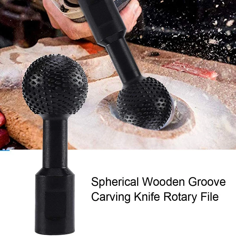 10-14mm-Ball-Gouge-Spherical-Spindles-Shaped-Wood-Gouge-Power-Carving ...