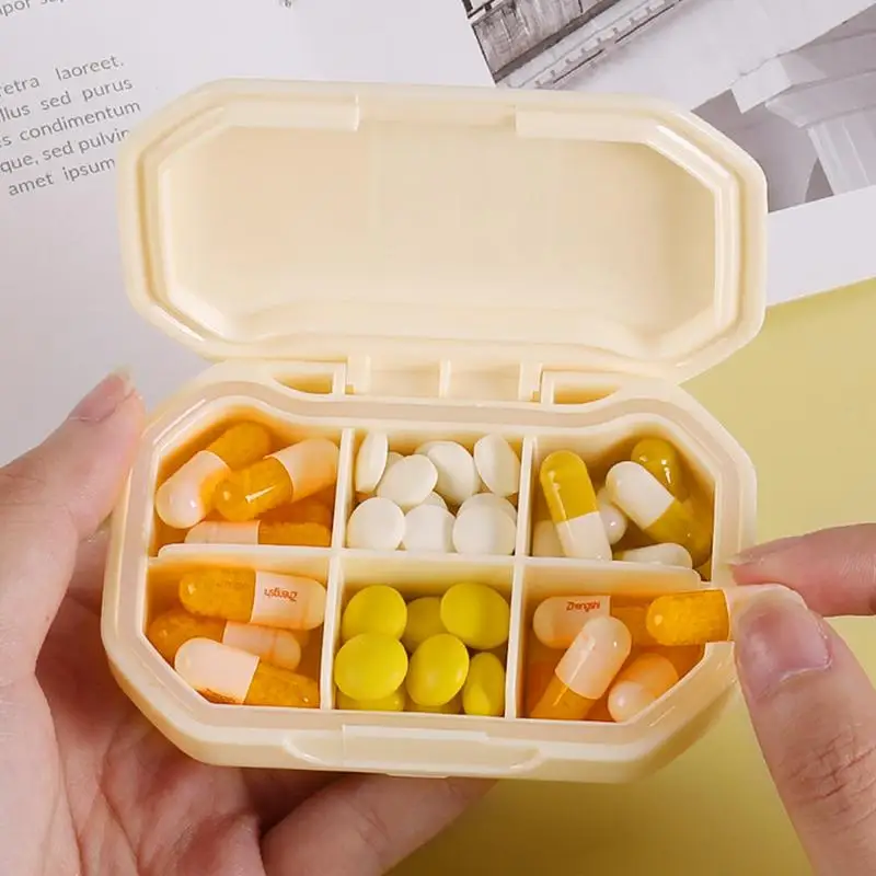 Pill-Case-For-Tablets-4-6-Gird-Medicine-Pill-s-Organizer-Capsule ...