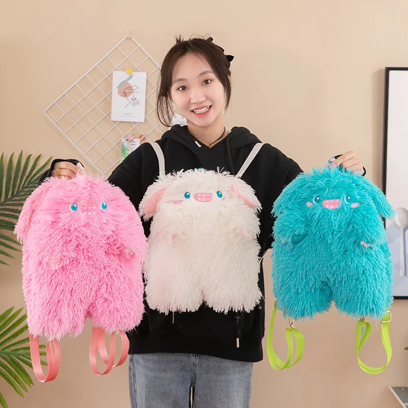 Women-Personality-plush-doll-backpack-animal-child-girl-gift-cute-girly ...