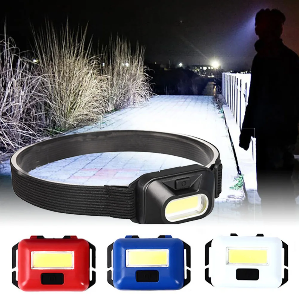 Mini-COB-Headlight-Portable-LED-Headlamp-Waterproof-Head-Front-Light ...