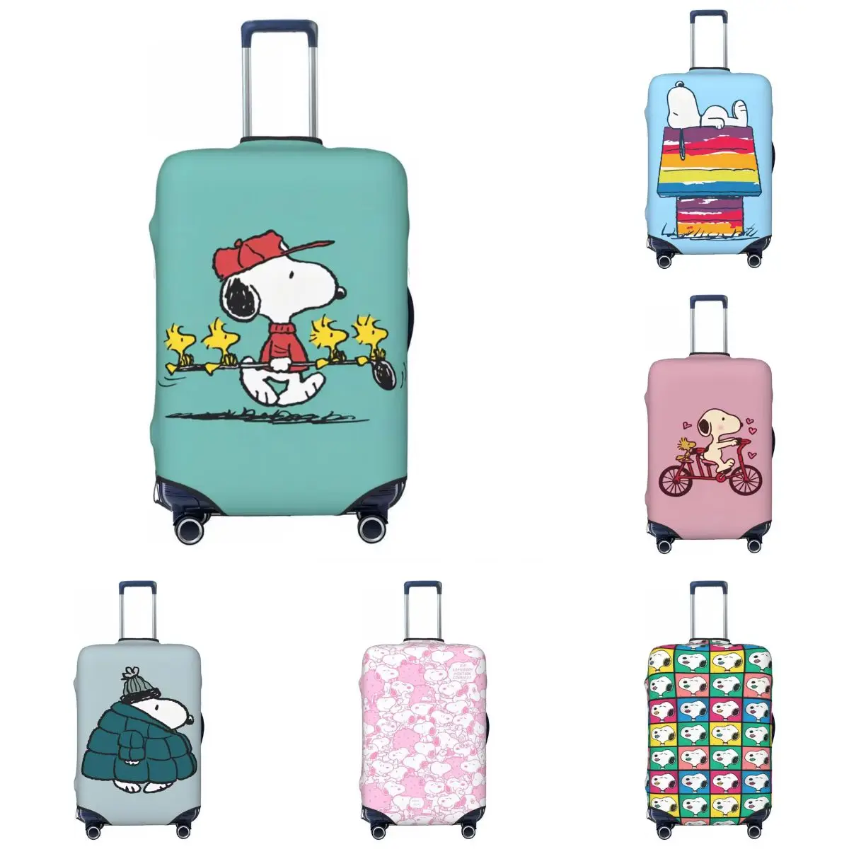 Snoopy-Friends-Suitcase-Cover-Practical-Business-Protection-Luggage ...