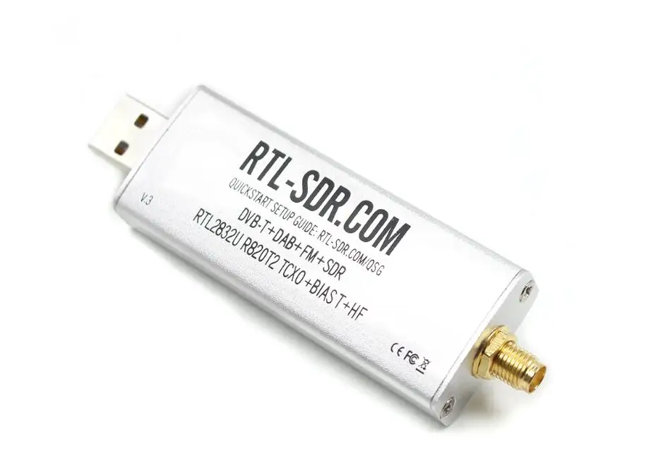 RTL-SDR-RTL-SDR-Receiver-V3-RTL2832U-0-1MHz-1-7GHz-TCXO-SMA-Software ...