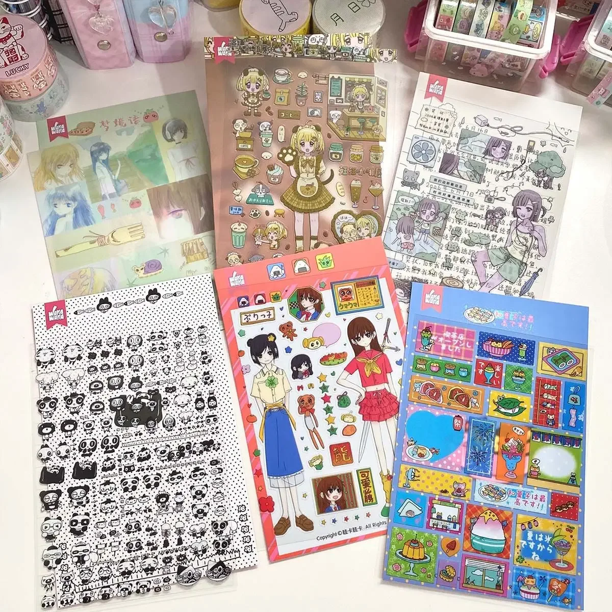 Japanese Character Diy Cute Element Stickers - AliExpress 21