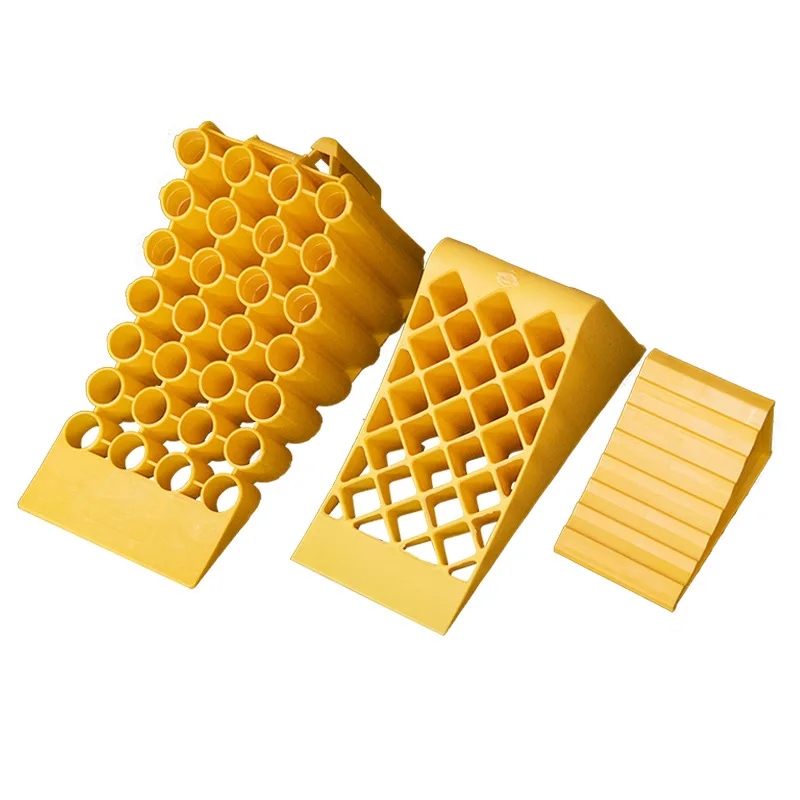 Portable-car-anti-slip-stopper-triangle-wood-stopper-car-tire-rubber ...