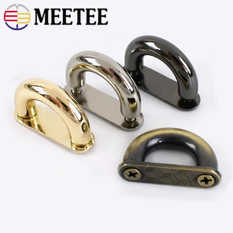 Meetee 5/10/20Pcs Metal D Buckles 13mm Arch Bridge Bags Strap Belt ...