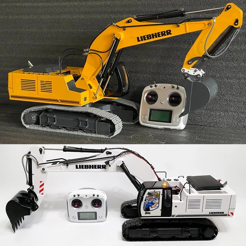 1-12-954-Remote-Control-Hydraulic-Excavator-Metal-Model-RTR-Engineering ...