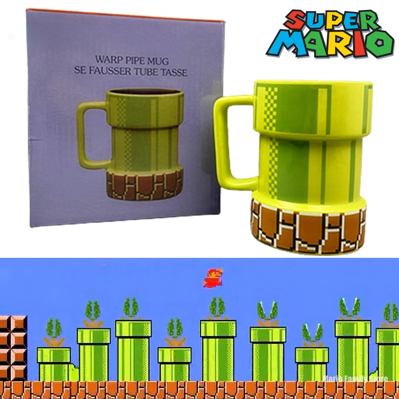 450ML-Suepr-Mario-Bros-Ceramic-Mug-Anime-Coffee-Cup-Milk-Tea-Water-Cups ...