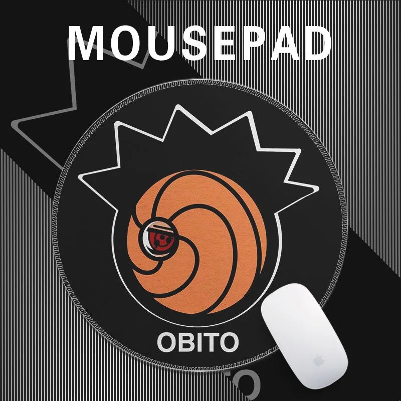 Naruto-Kakashi-Round-Gaming-Mousepad-Pequeno-Gamer-Mouse-Pad-Esteira-de ...