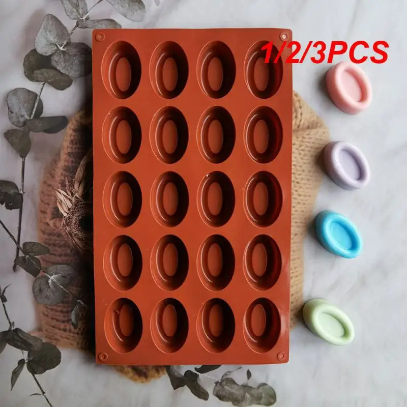 1-2-3PCS-20-cavity-Silicone-Oval-Doughnut-Mold-Muffin-Cupcake-Chocolate ...