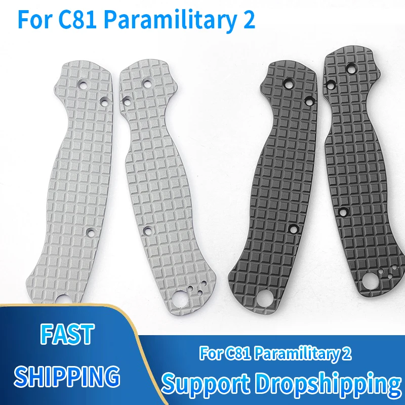 Custom Folding Knife Aluminum Handle Scale Patches For Genuine Spyderco ...