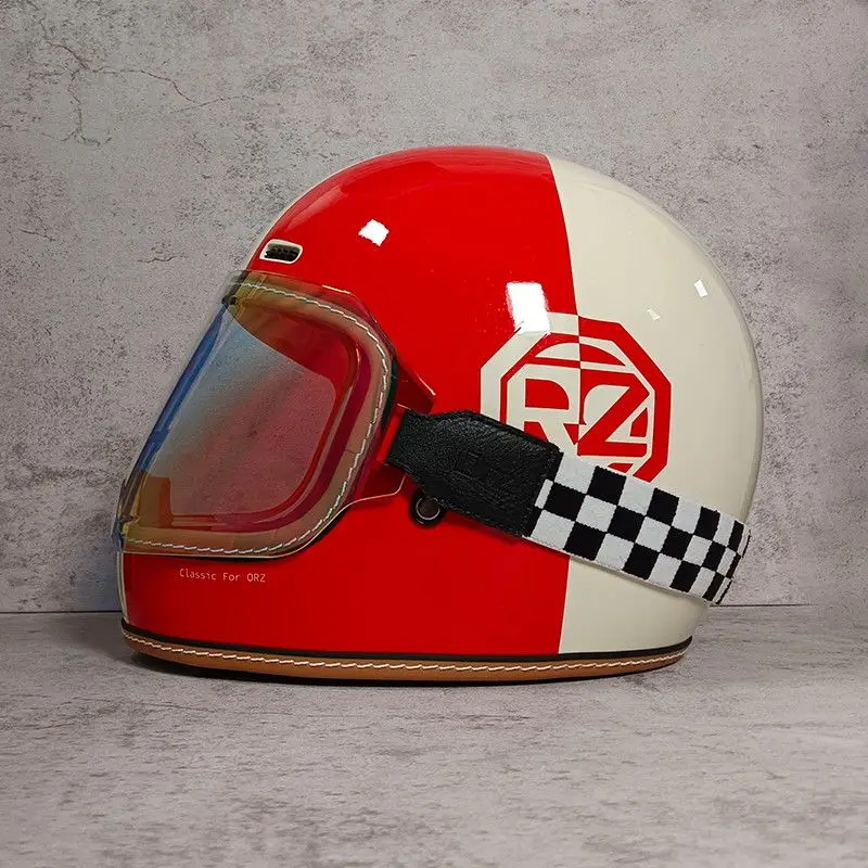 ORZ Japanese Pointed Mouth Small Helmet Personalized Helmet Retro ...