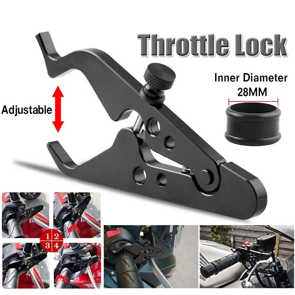 Motorcycle Cruise Control Throttle Lock Assist Retainer Grip Motorbike ...
