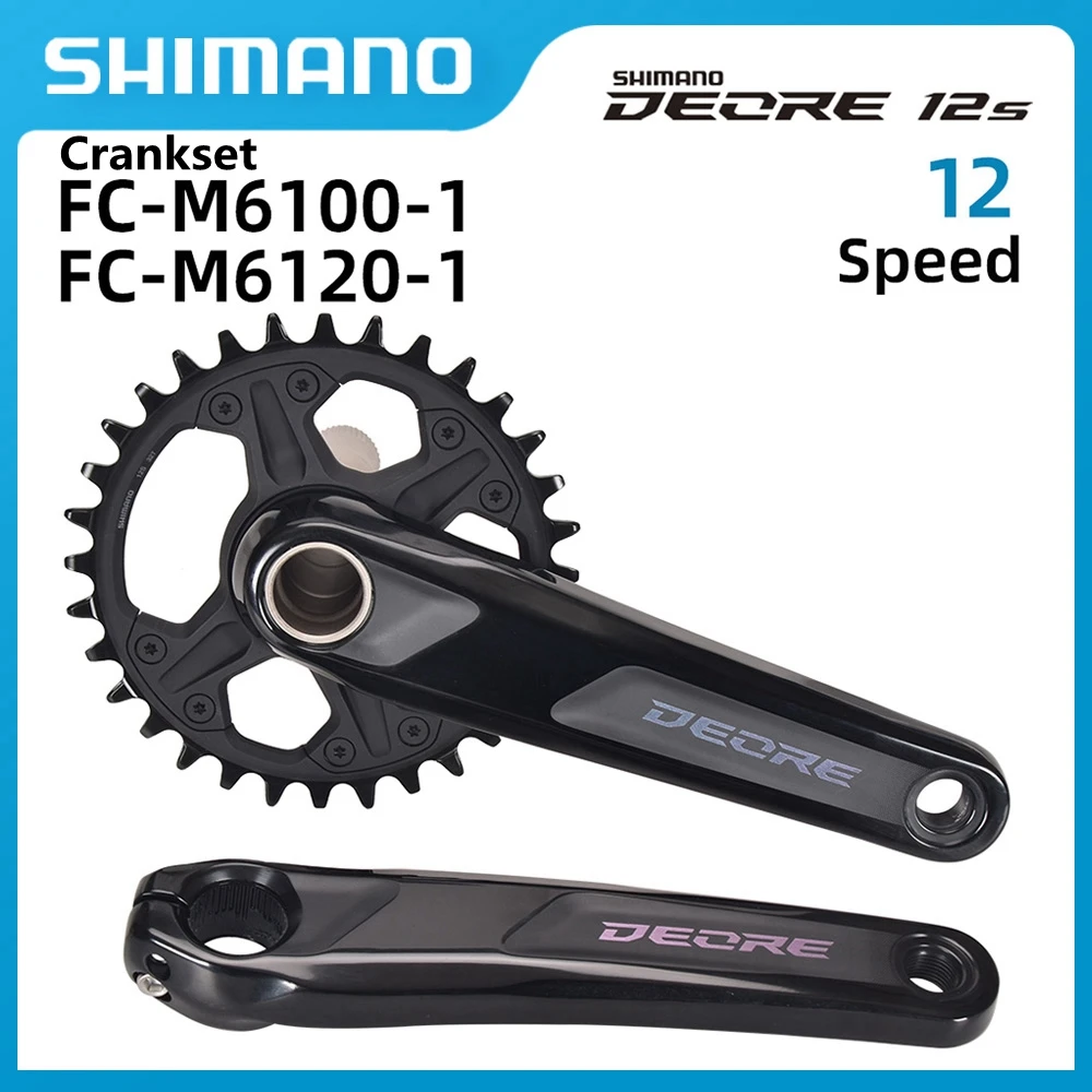 Shimano deore fc m6100 m6120 mt510 12 velocidade groupset crankset q ...