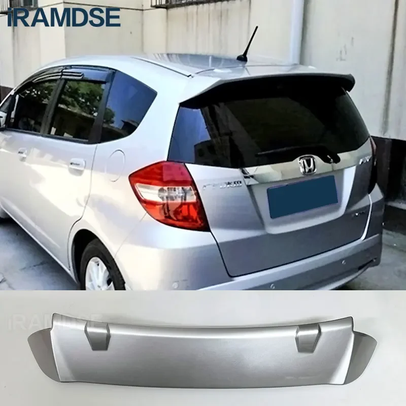 Spoiler-for-Honda-JAZZ-Fit-2008-2013-Rear-Wing-ABS-Material-Car-Roof ...