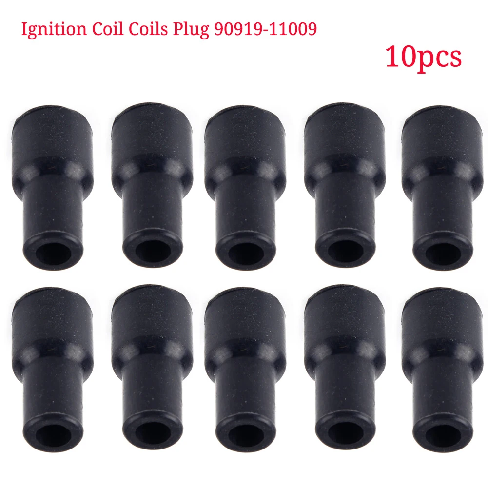 10Pc Spark Plugs Cap Connector Ignition Coil Coils Plug Tip Cover ...