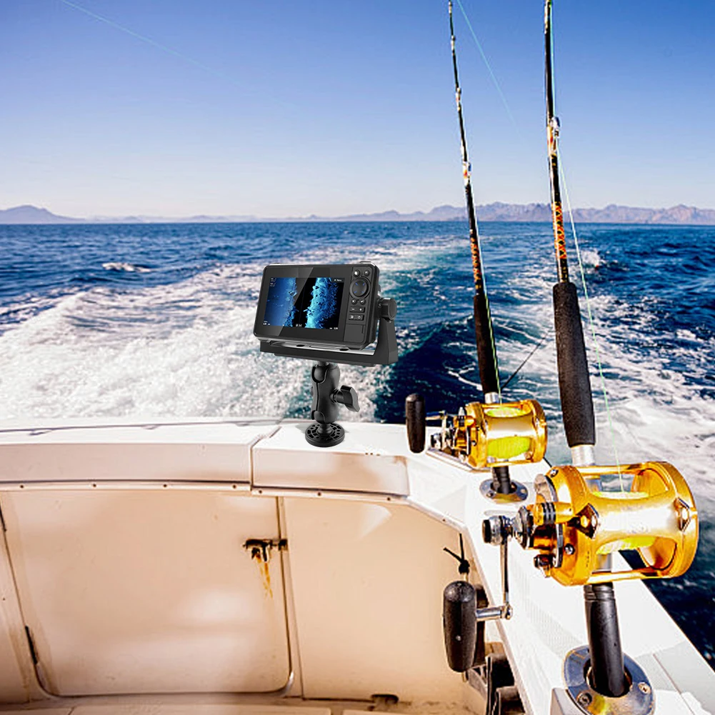 360-Degree-Rotating-Fishfinder-Mount-Base-Adjustable-Fish-Finder-Mount ...