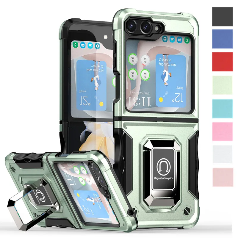 Military-Defender-Case-For-Samsung-Galaxy-Z-Flip-6-5-4-3-Shockproof ...