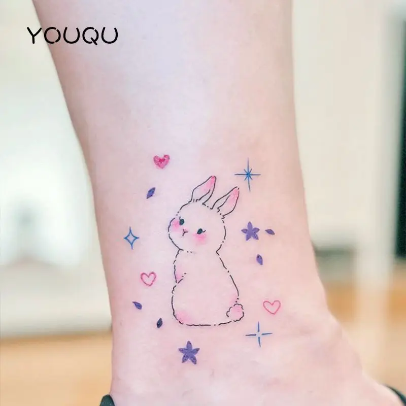 Cute Rabbit Tattoo
