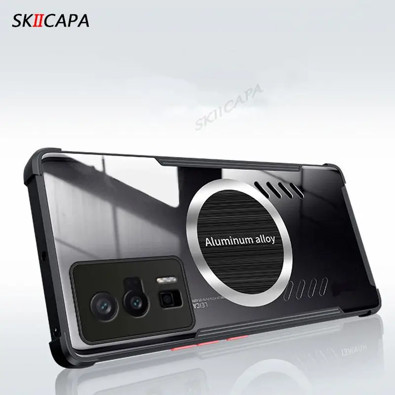 For Poco F5 Pro Cooling Heat Dissipation Transparent Acrylic Shockproof ...