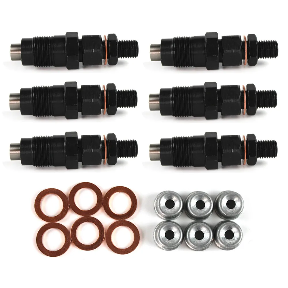 6pcs New Diesel Fuel Injectors Nozzles Set Replacement for Nissan ...