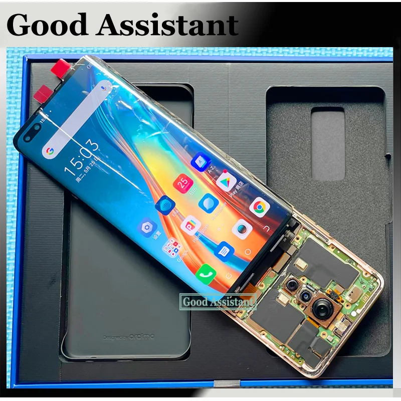 100% Perfect Repair Original Super Amoled Black 6.7 ” For Tecno Phantom ...