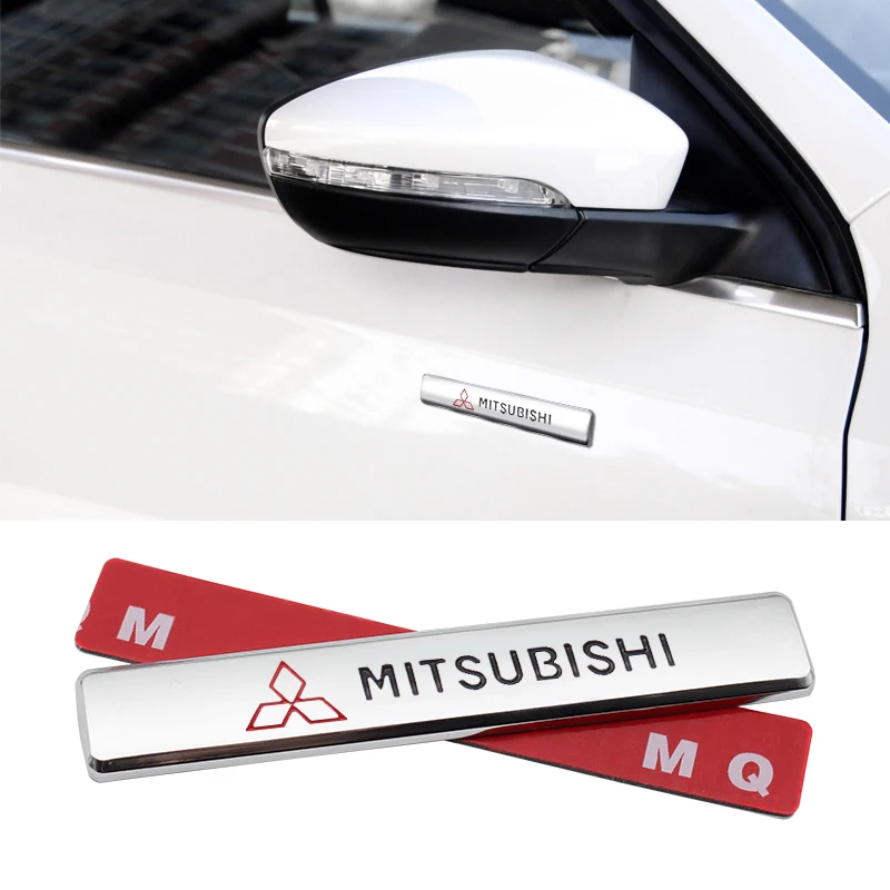 1-2Pcs-3D-Metal-Car-Stickers-Badge-Emblem-Decoration-For-Mitsubishi ...