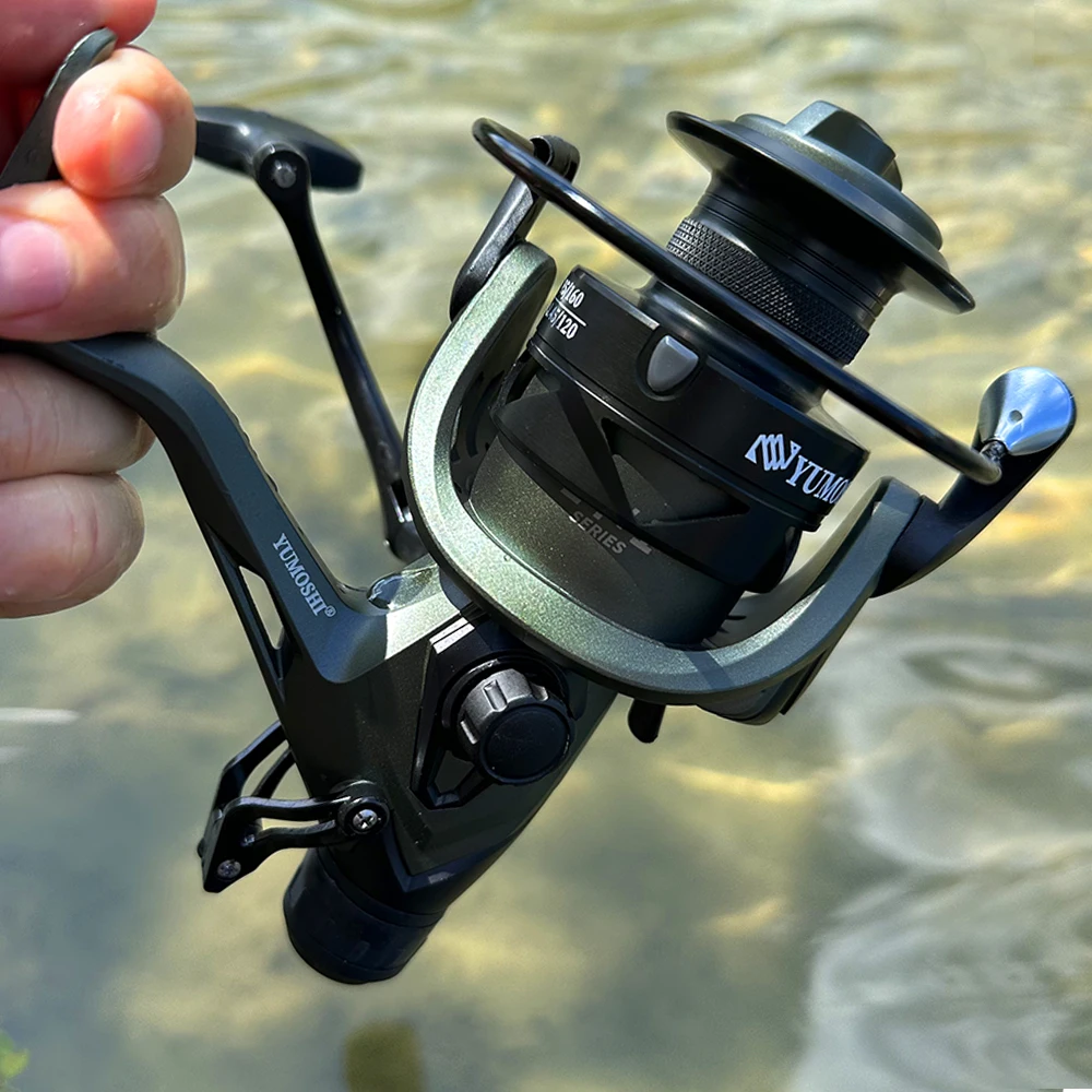 Dual Brake Spinning Reel Lightweight Front Rear Brakes Aluminum Alloy ...