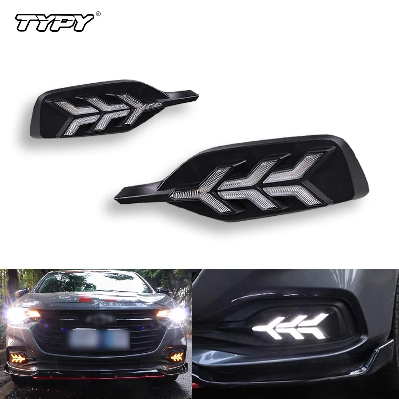 TYPY Car LED Daytime Running Lights For Chevrolet Monza 2016-2022 And ...