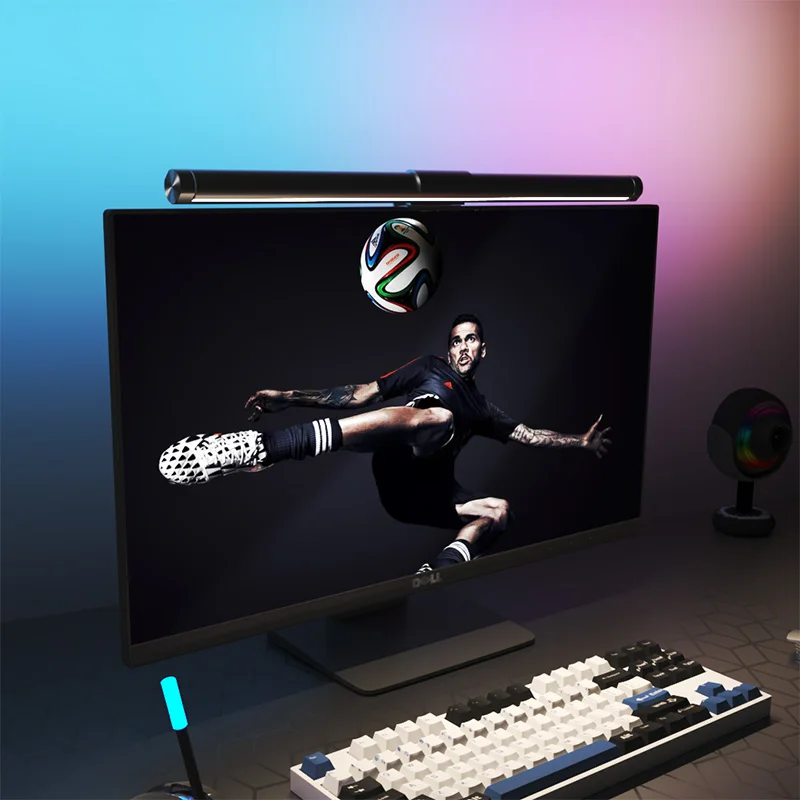 RGB Light Bar Monitor Led Abajur Touch Luminaria De Mesa Para ...