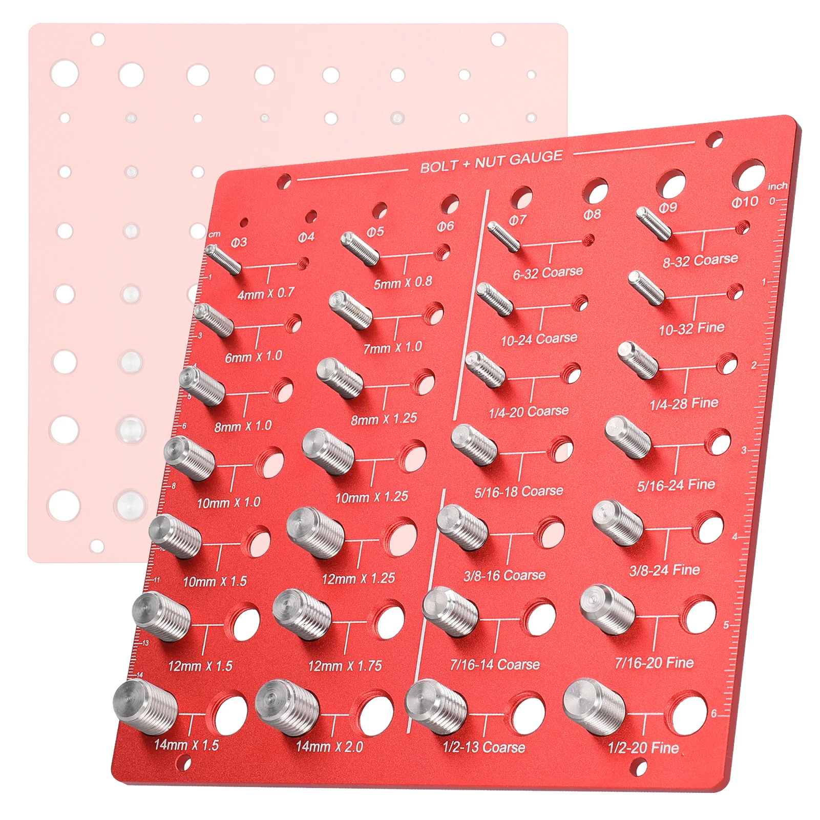 Nut-and-Bolt-Thread-Checker-Set-28-Thread-Identifier-Gauge-Inch-and ...