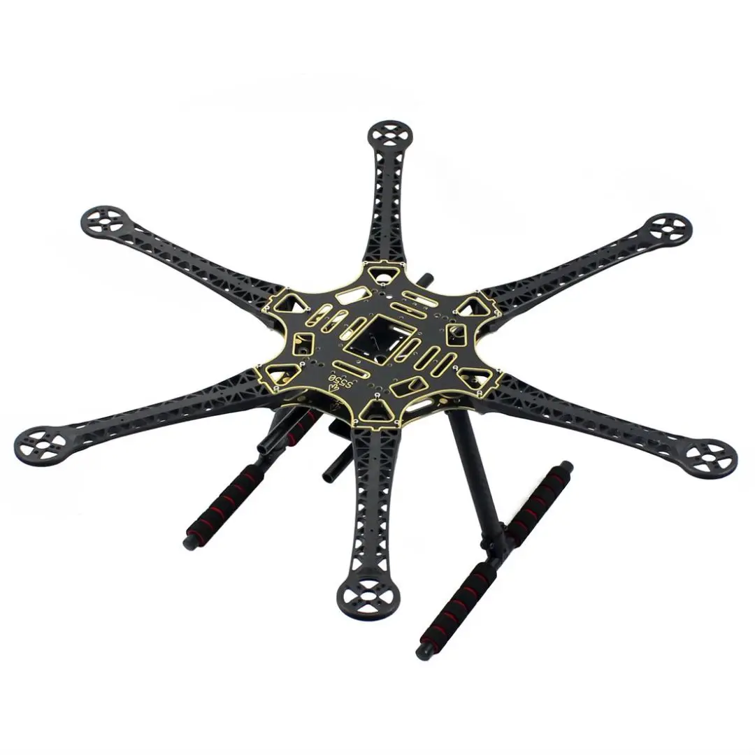 F08618 Hmf S550 Rc Hexacopter Frame Kit + Landing Gear Fpv F550 ...
