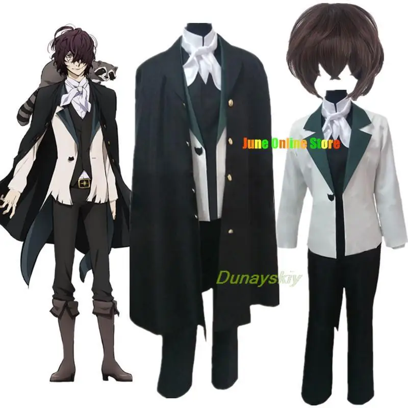 Anime Bungo Stray Dogs Edgar Allan Poe Cosplay Costume Detective ...