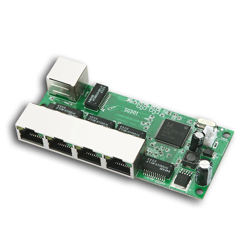 Full Gigabit Switch Module Mini 3/4/5 Port Reverse POE Power Supply ...
