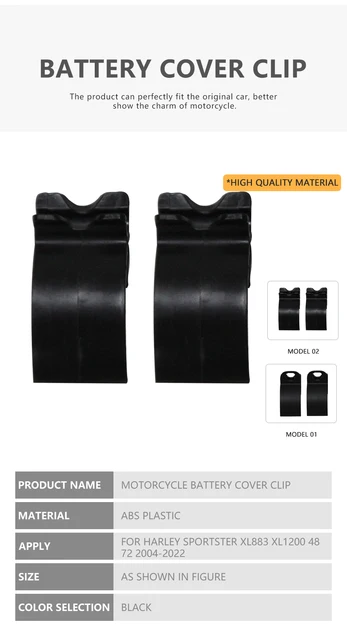 Harley Davidson Battery Cover Clips