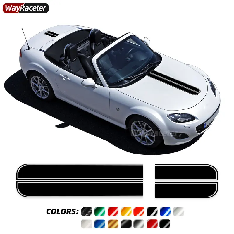 Car-Hood-Decal-Engine-Cover-Tail-Trunk-Graphics-Body-Bonnet-Stripe ...