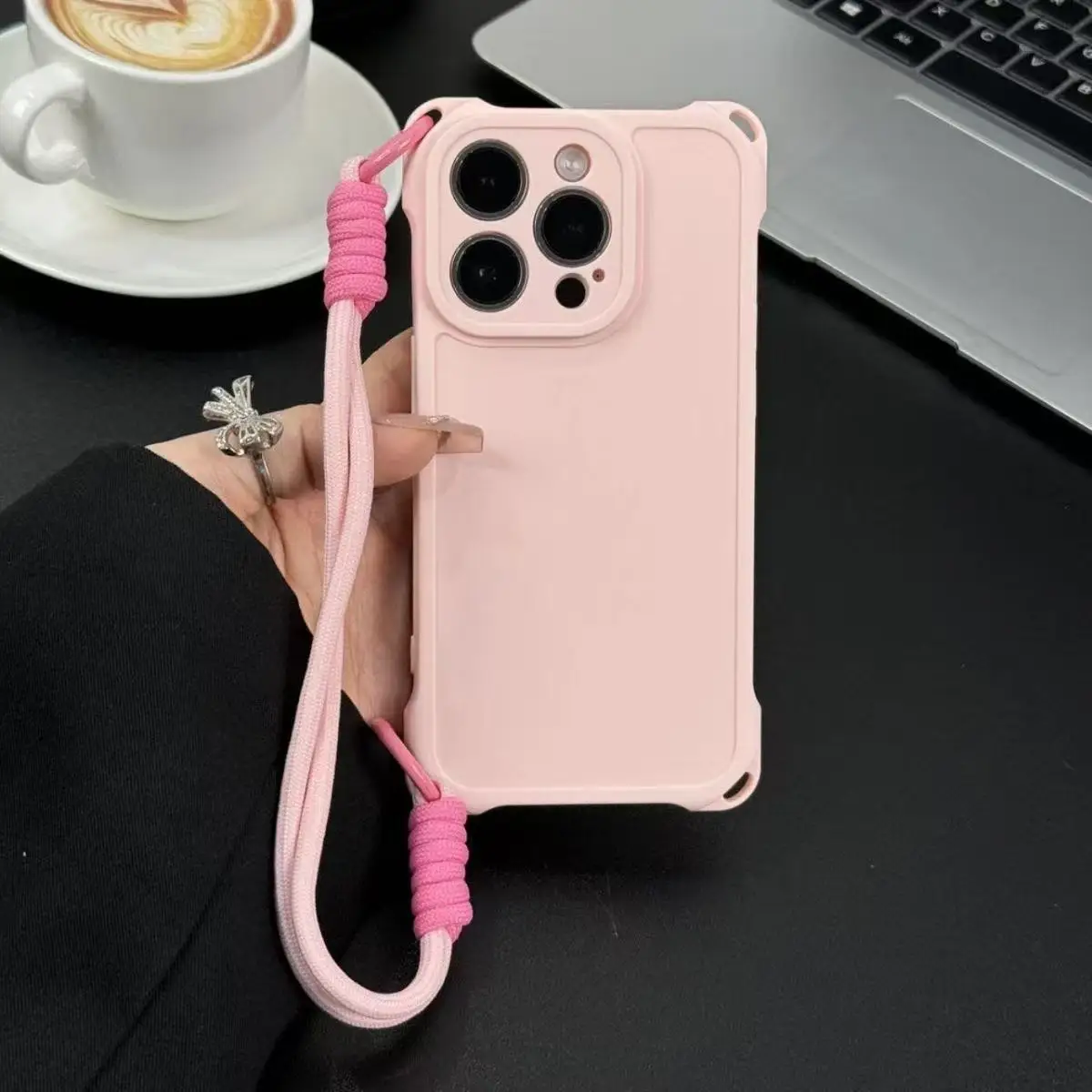 Wrist Strap Phone Case For Samsung Galaxy S24 Ultra S23 Plus S22 S21 ...