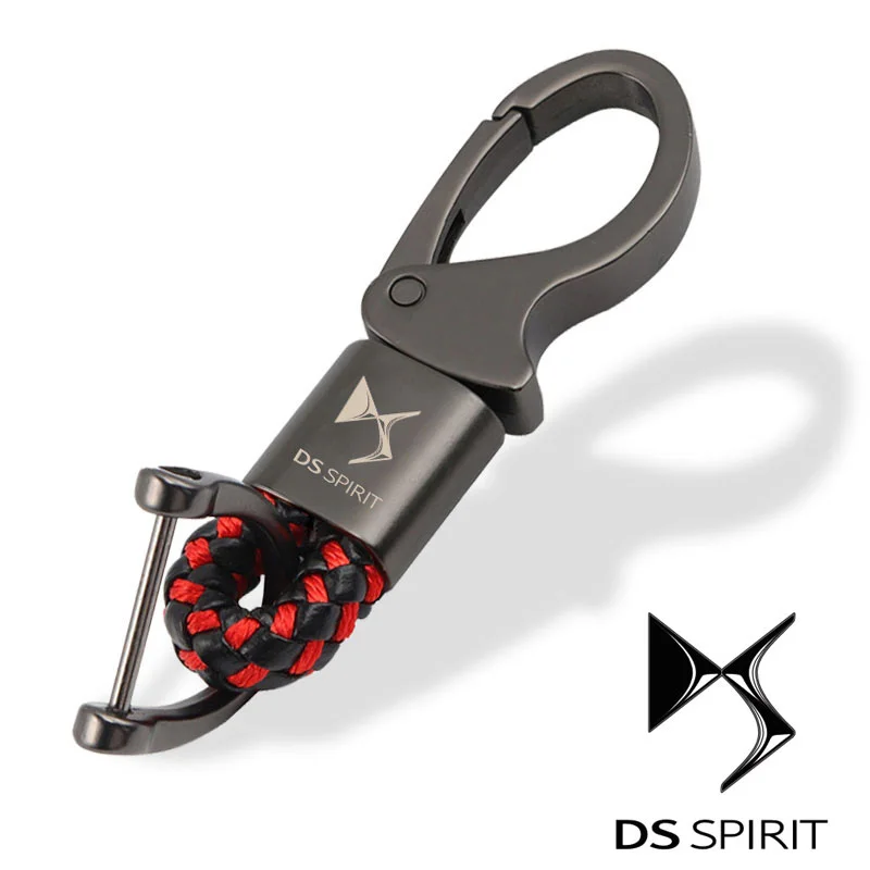 Metal Car Keyring Keychain DS SPIRIT Logo Key Chain Ring for Citroen DS ...
