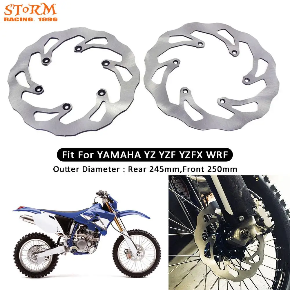 Front-Rear-Brake-Disc-Rotor-Motorcycle-For-YAMAHA-YZ125-YZ250-YZ450F ...