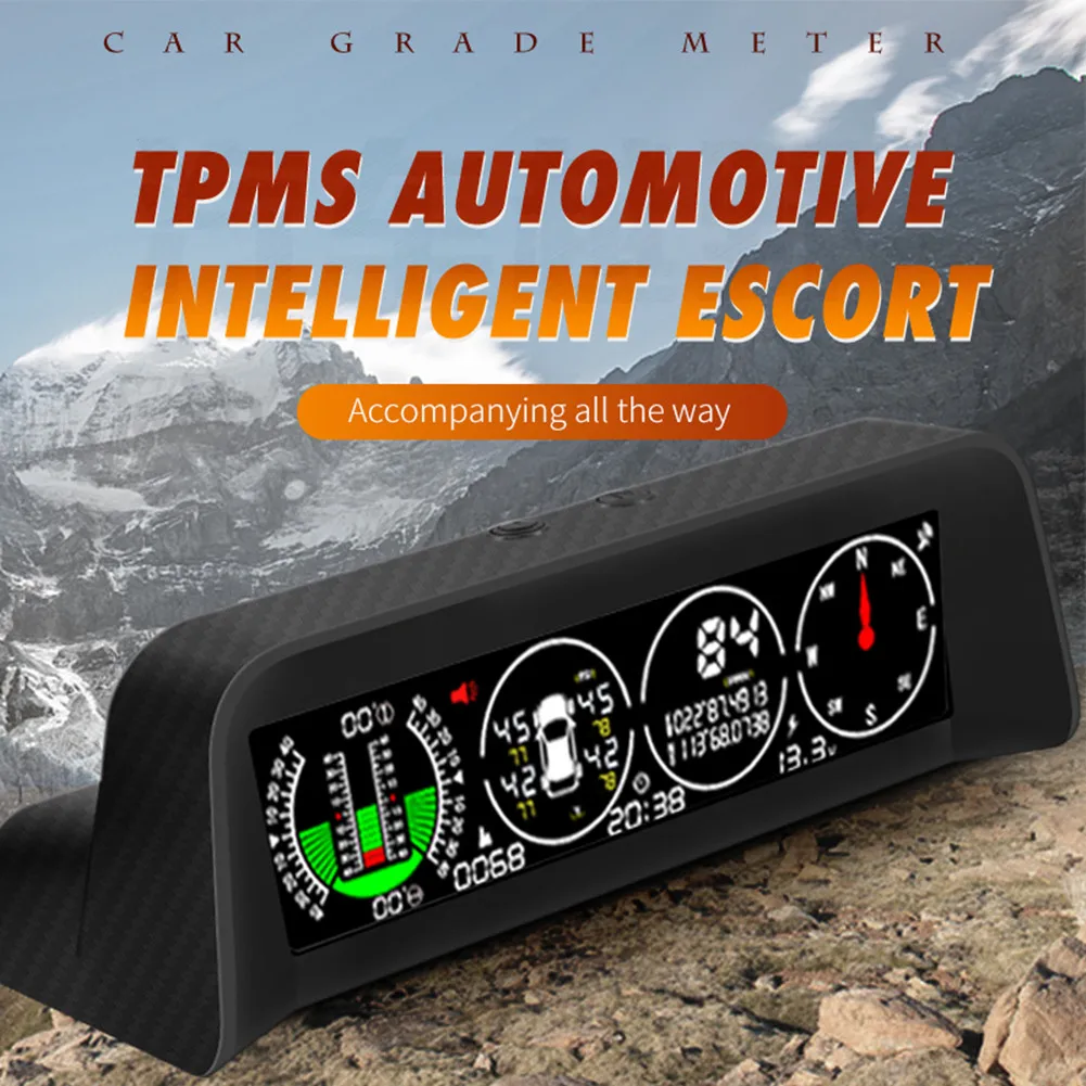 X91 3in1 Car Gps Hud Tpms For All Car Speed Slope Meter Inclinometer ...