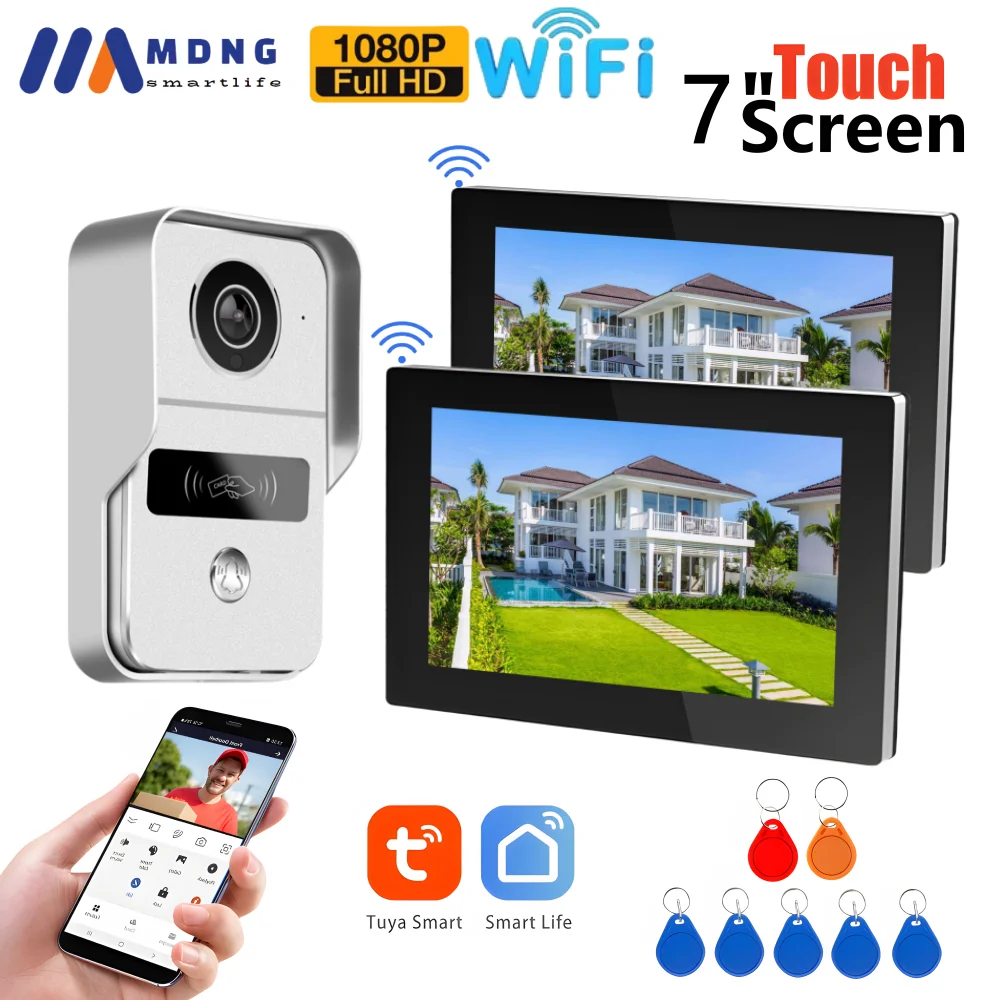 7-Inch-Tuya-Smart-WIFI-Video-Intercom-System-With-1080P-Doorbell-Camera ...